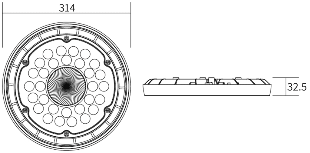 פעמון לד 200W - אביטל אנרגיה חיובית